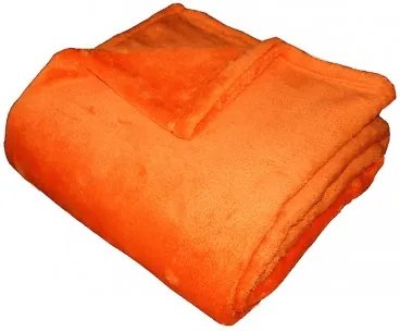 Dadka Soft deka oranžová Microfaser 150 x 200 cm