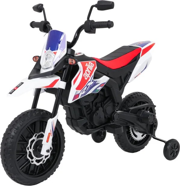Elektrická motorka Aprilia RX bílá
