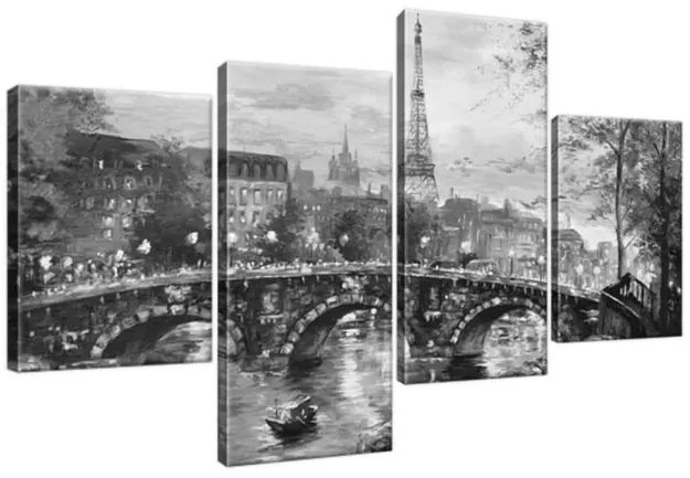 Tištěný obraz Most v Paříži 120x70cm 3569A_4AA
