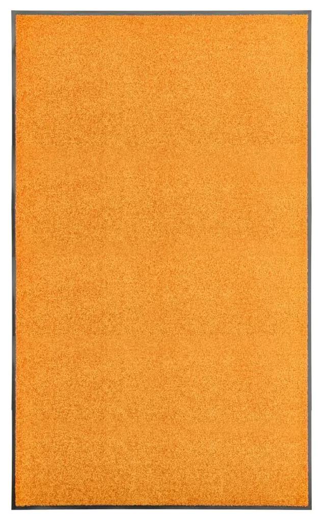 323455 vidaXL Rohožka pratelná oranžová 90 x 150 cm