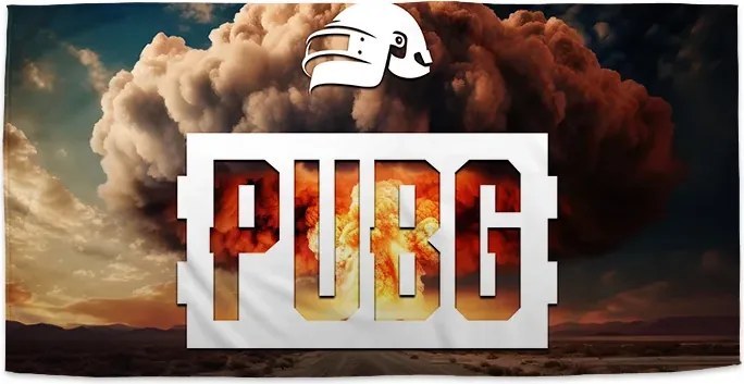 Sablio Ručník PUBG Exploze 1 - 50x100 cm