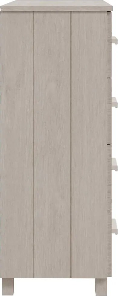 Příborník HAMAR bílý 79 x 40 x 103,5 cm masivní borovice 340425