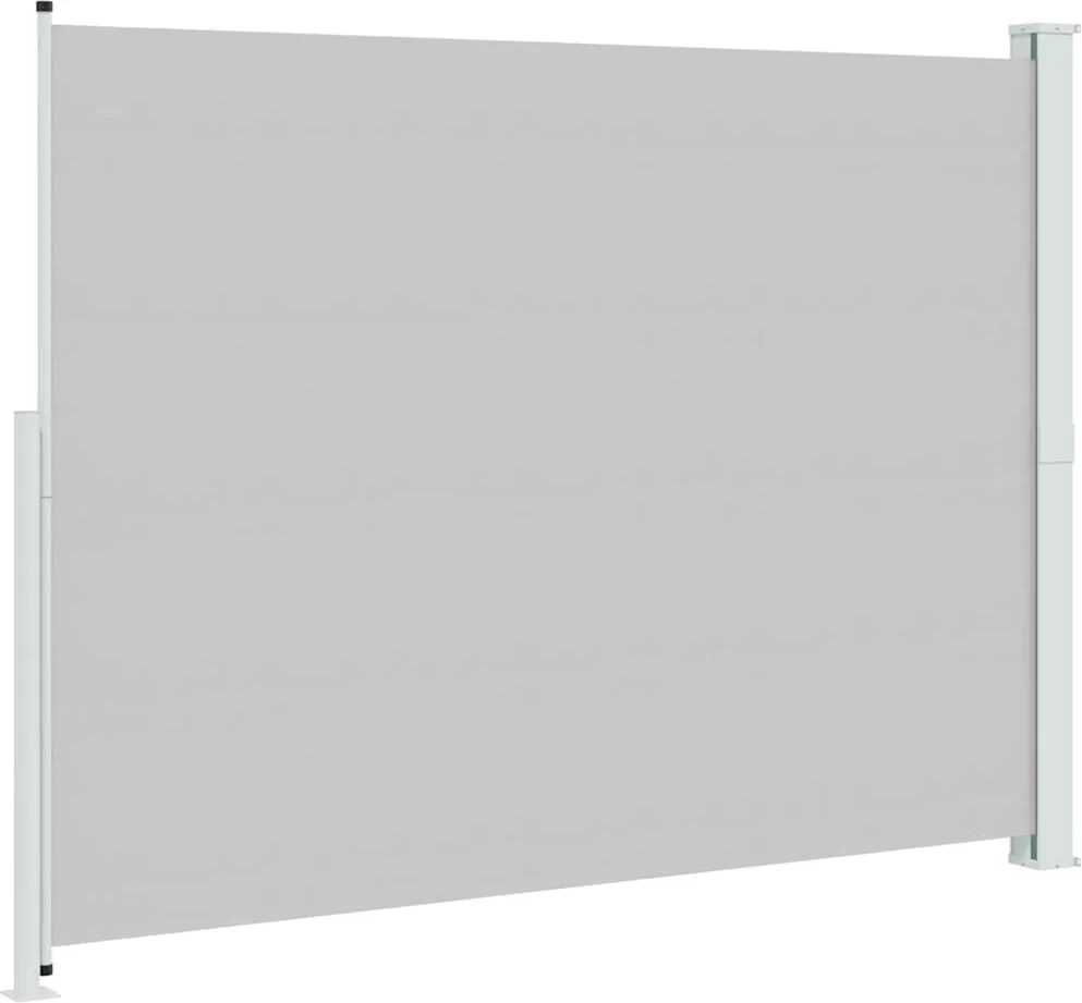 Zatahovací boční markýza 220 x 314 cm šedá 313425