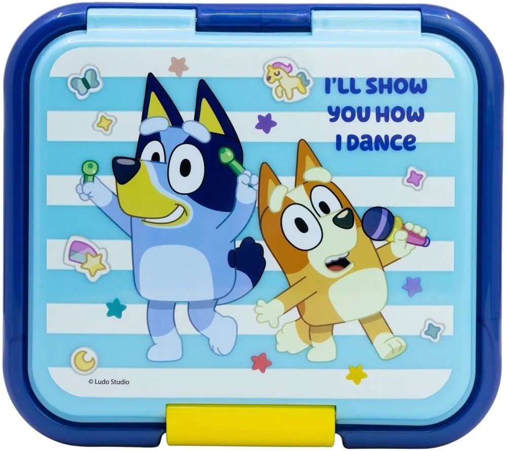 Robustní multibox na svačinu Bluey se 3 přihrádkami
