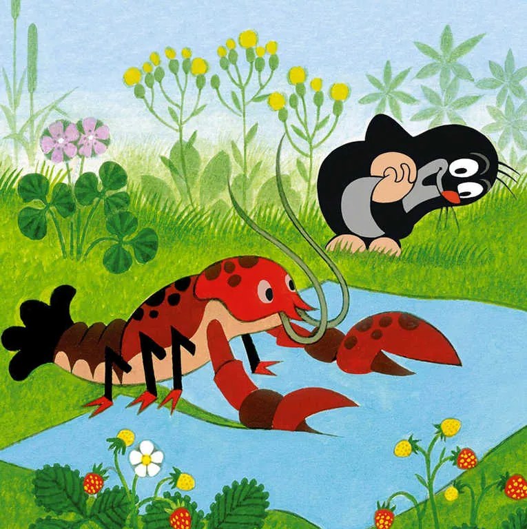DINO Puzzle 3x55 dílků Krtek a kalhotky (Krteček) 18x18cm skládačka 3v1 dn335257