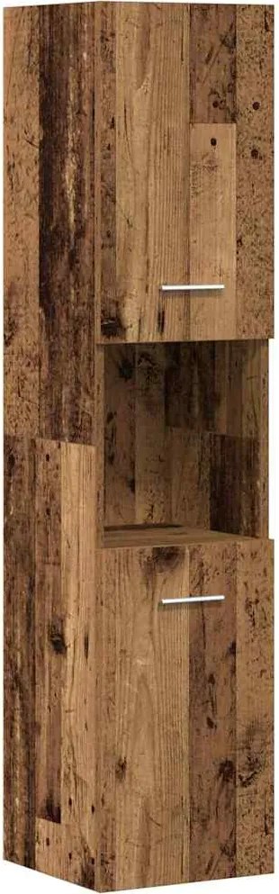 4dílná koupelnová sestava old wood kompozitní dřevo 3328595