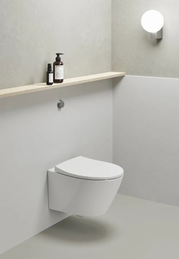 GSI GSI, MODO závěsná WC mísa, Swirlflush, 37x52 cm, bílá ExtraGlaze, 981611