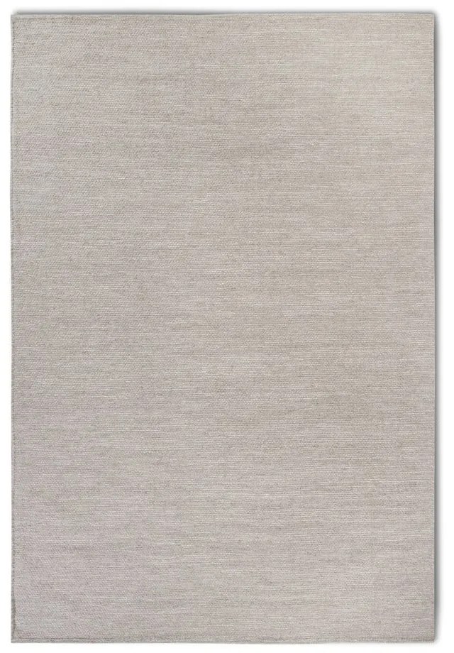 Béžový ručně tkaný koberec s příměsí vlny 160x230 cm Pradesh Linen White – Elle Decoration