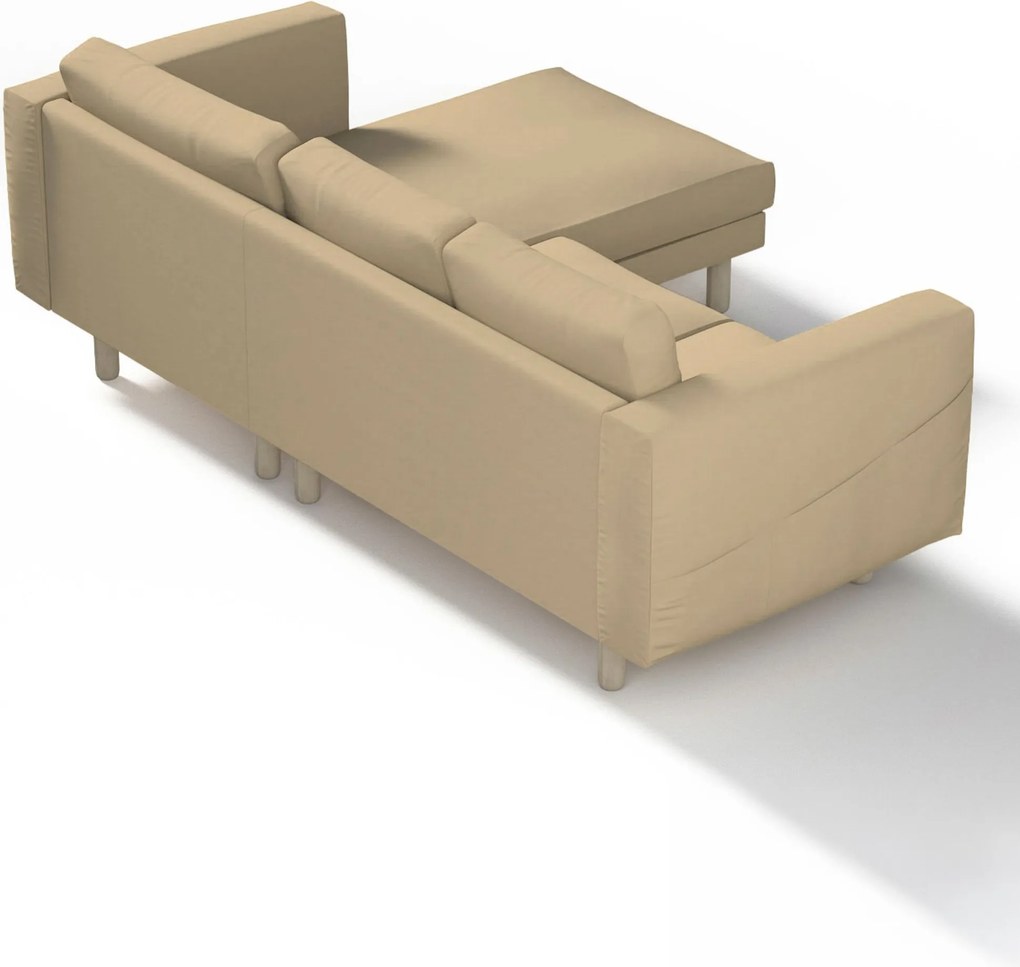 Potah na pohovku IKEA Norsborg 3-místná se šezlongem barva béžová