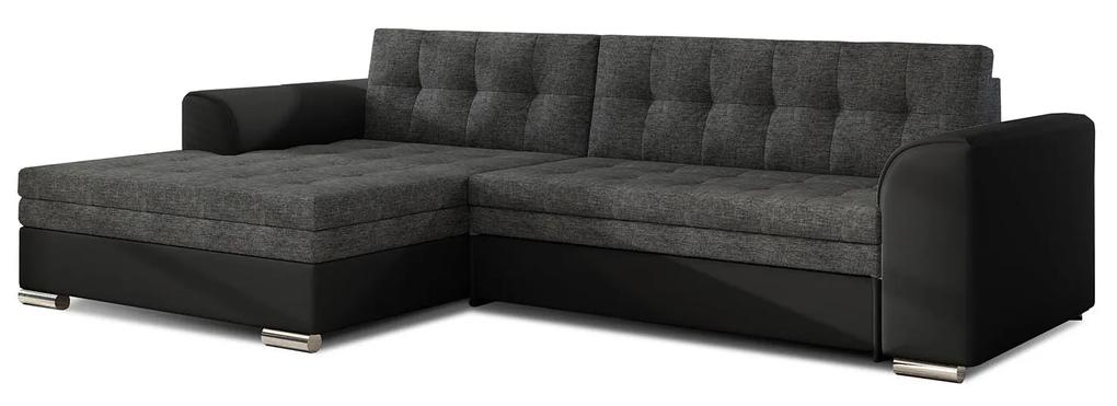 Eltap Rohová sedací souprava Conforti Materiál a barva potahu: Soft 11 - černá, Orientace: pravá