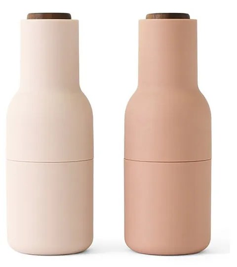 Mlýnky Bottle Nude/Walnut – set 2 ks Audo Copenhagen