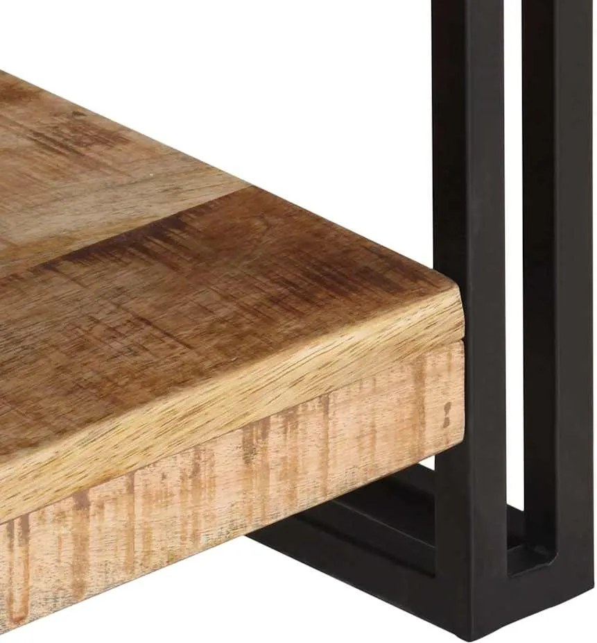 TV stolek 120 x 30 x 40 cm hrubé mangovníkové dřevo 320679