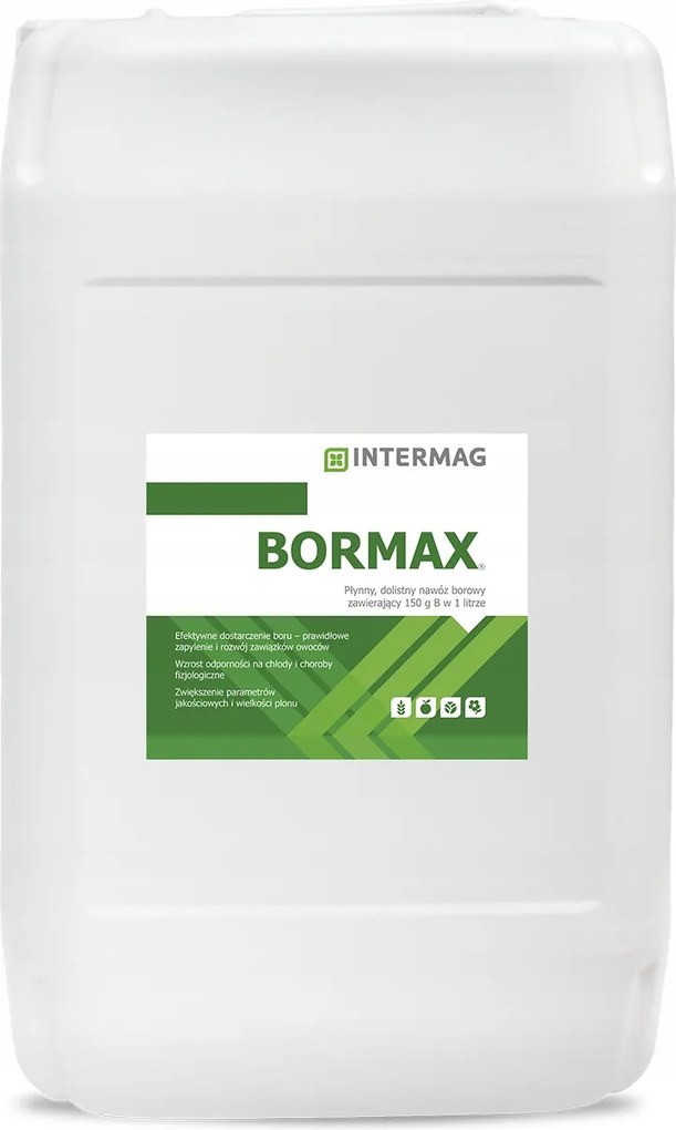 Bormax 20 l listové hnojivo borové Intermag