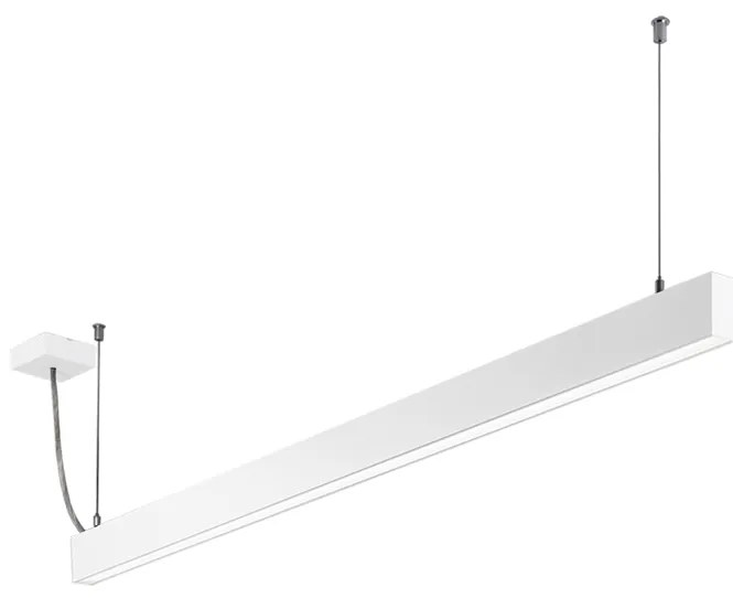 Svěšené LED svítidlo nad dlouhé stoly Lina28 Direct&Indirect Barva: Bílá, Délka: 1969 mm, Teplota chromatičnosti / Stmívání: 4000 Kelvinů /…