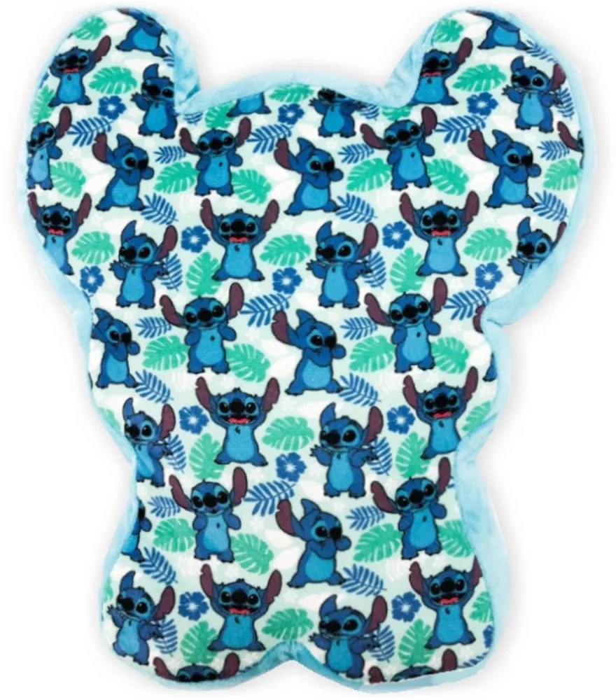 Tvarovaný polštář Lilo & Stitch - motiv Stitch - 25 x 30 cm
