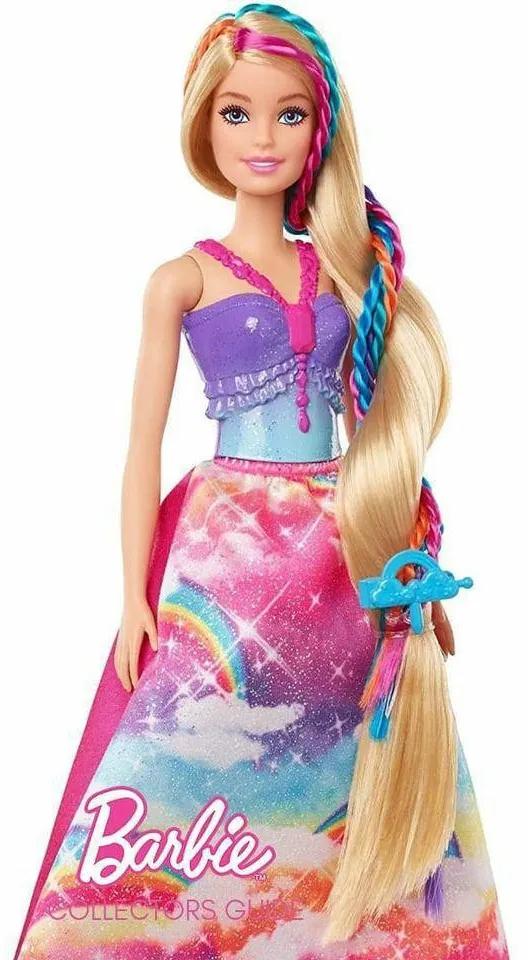 Mattel Barbie Barbie princezna s barevnými vlasy herní set
