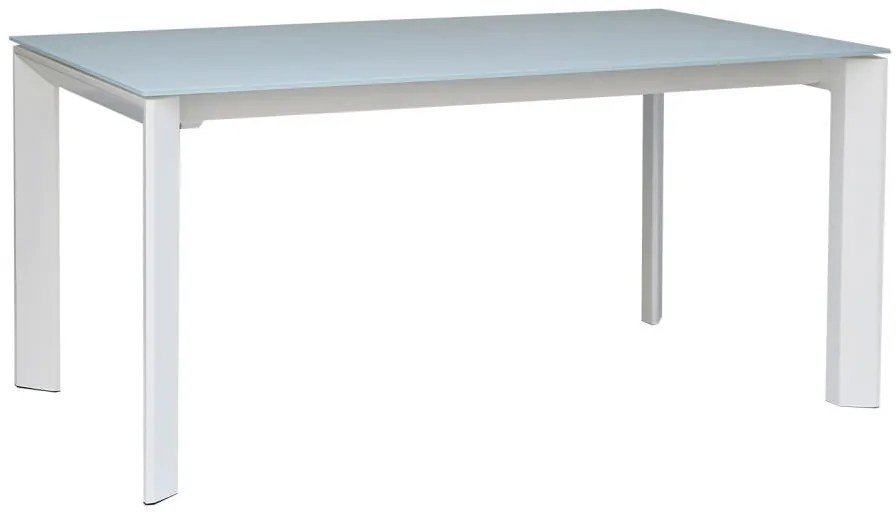 Bílý rozkládací jídelní stůl sømcasa Tamara, 160 x 90 cm