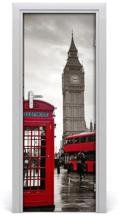 Fototapeta samolepící na dveře Big Ben Londýn 75x205cm