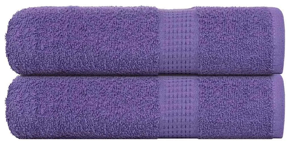 Ručníky FROGN 2 ks fialové 100x150 cm 360 g/m² 136884