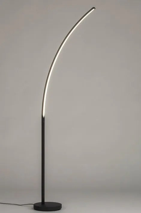 Stojací designová LED lampa se stmívačem Black Ferdinand