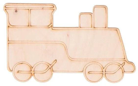 Dřevobox Dřevěný vlak 6 x 10 cm