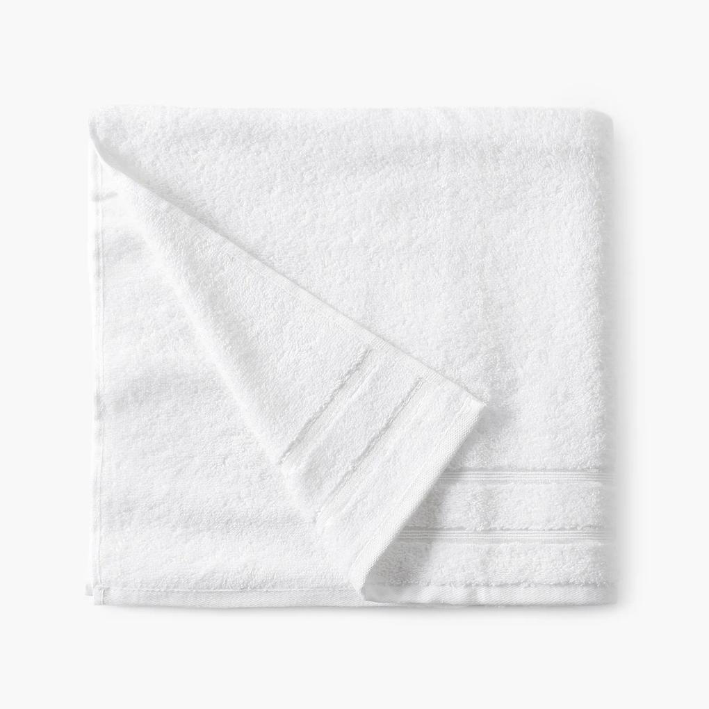 Goldea froté ručník / osuška nela - bílý 30 x 50 cm