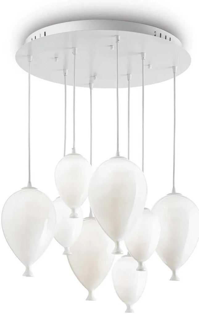 závěsné svítidlo ideal lux clown sp8 100883 8x40w g9 - designová radost