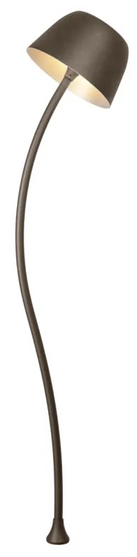 Venkovní zahradní lampička Swam Outdoor Curved Barva vnější / barva vnitřní: Bronzová / Bronzová, Výška: 400 mm