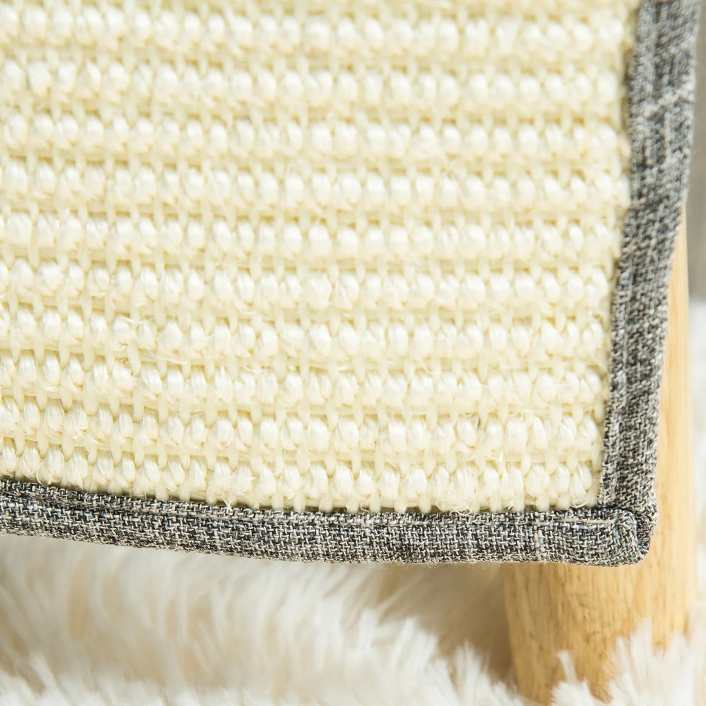 Škrabací podložka PawHut sada 2 kusů pro kočky, sisalový škrabací koberec šedý 130x45x03cm, ochrana pohovky pro křeslo a gauč | Aosom.de