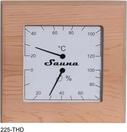 Sentiotec teploměr a vlhkoměr do sauny cedr