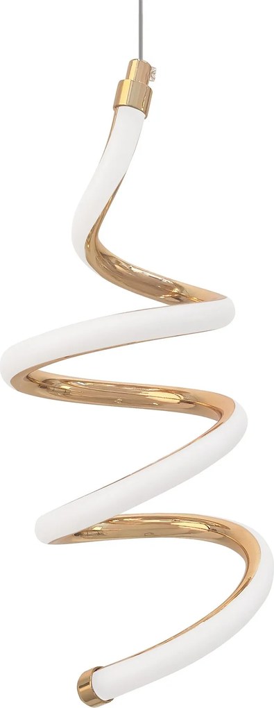 Toolight Toolight, LED závěsné stropní svítidlo, 12W, 3000K, LHJ096-1CP, růžové zlato, OSW-50041