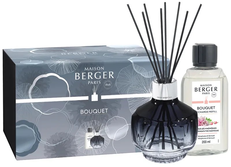 Maison Berger Paris Aroma difuzér Molécule, modrá + náplň Pod magnoliemi 200 ml 6840