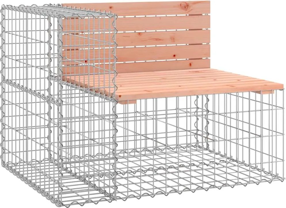 Zahradní lavice gabionový design 184x71x65,5 cm masiv douglasky 3196237