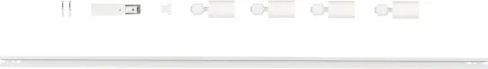 Kanlux 45927 - Bodové svítidlo v lišt. systému ALTEAR 4xGU10/10W/230V 1,5m bílá