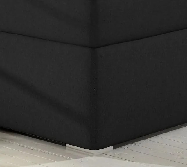 Postel Boxspring Boleria 180x200, fialová (látka - bb 08)