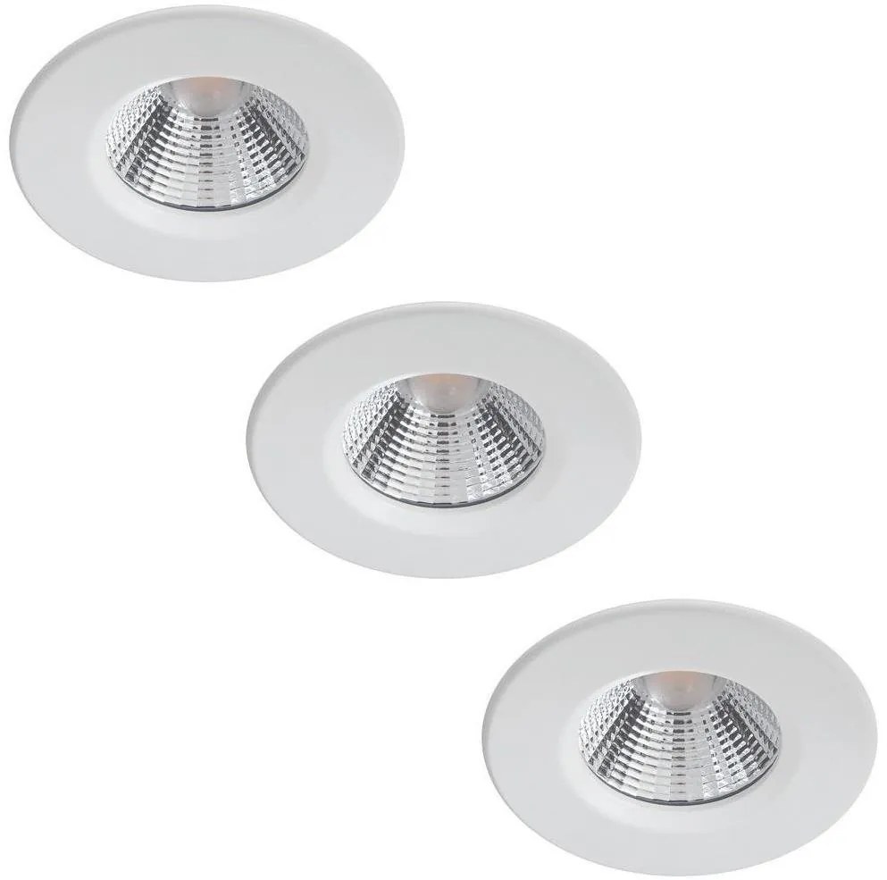 Philips dive sl261 led koupelnové zápustné bodové svítidlo 1x5w | 350lm | 2700k | ip65 - set 3 ks, stmívatelné, ochrana eyecomfort, bílá