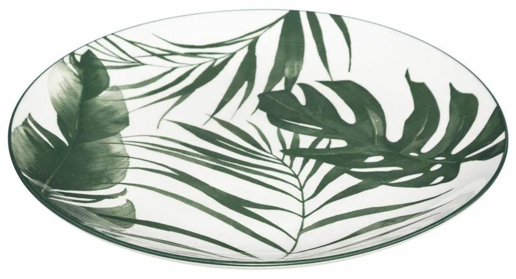 Porcelánový talíř Leafs, (fi) 26 cm, listy, sada 6ks