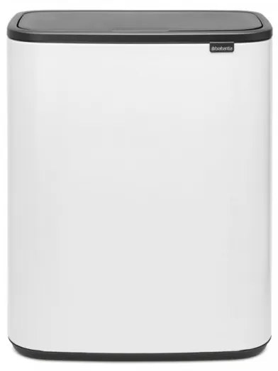 Brabantia BO TOUCH BIN Dotykový odpadkový koš 2x30 l - bílá