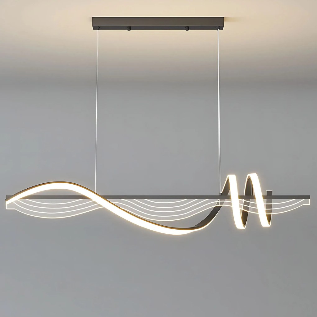 Toolight Závěsné LED osvětlení E3 LHJ041-CP 100 cm černé