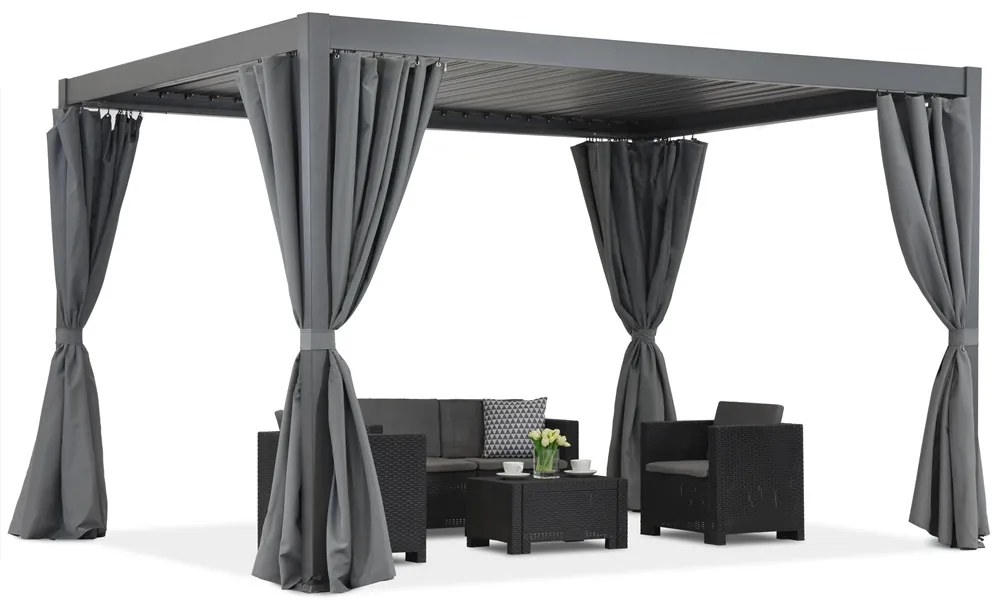 Lagos Premium 3x3 Garden Point volně stojící terasová pergola antracitová