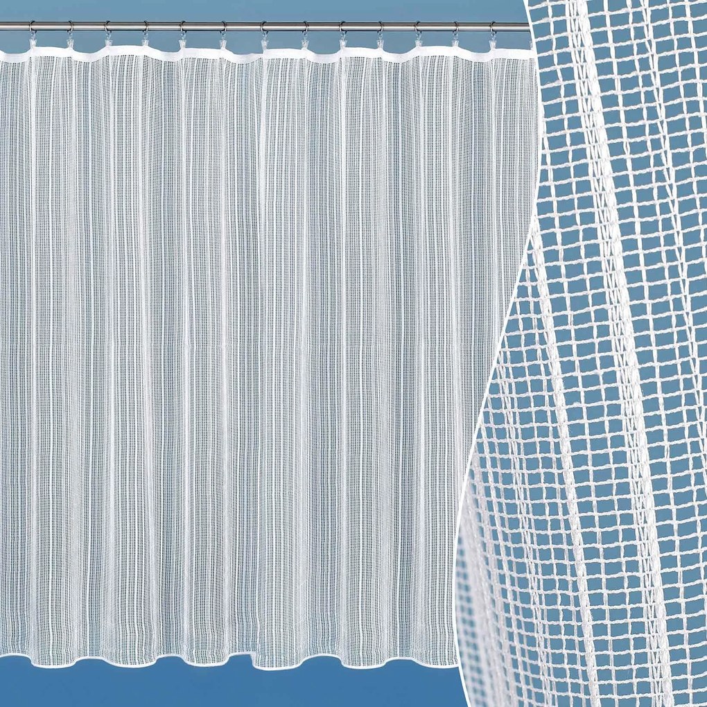 Goldea žakárová záclona - vzor 11747 síť - metráž 290 cm