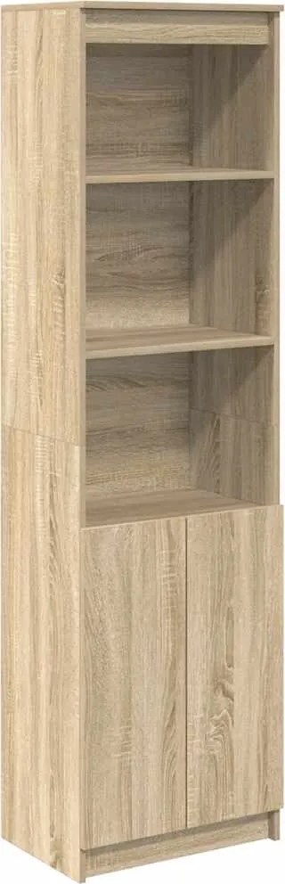 Vysoká deska Sonoma Dub 50x35x180 cm Dřevěná konstrukce 3328464