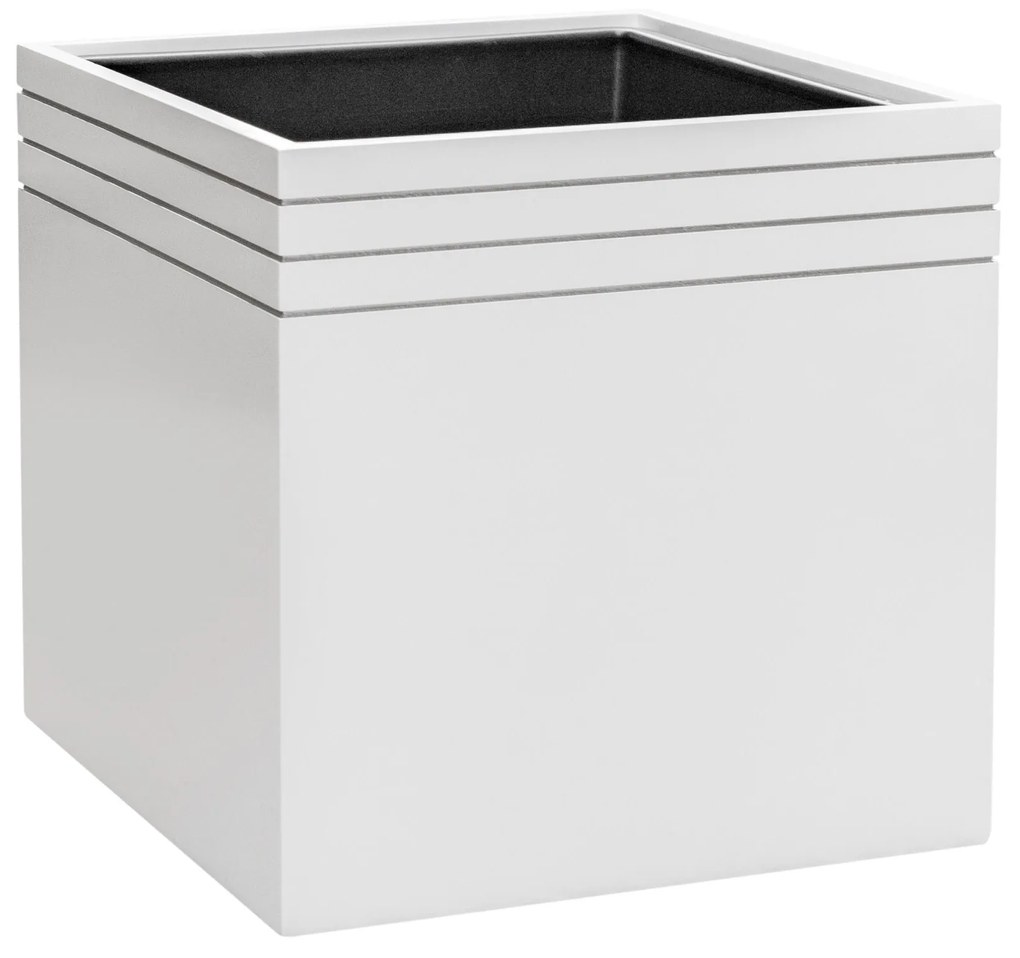 Baq Line-Up Cube Matt White s vložkou V 48 cm / D 48 cm