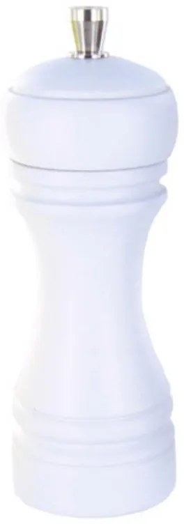 Java mlýnek na sůl, bílý, 14 cm