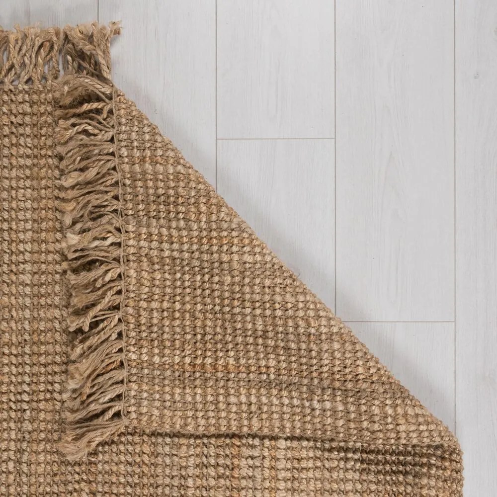 Kusový koberec Sarita Jute Boucle Natural, 120x170, béžová, chodba / predsieň, Flair Rugs