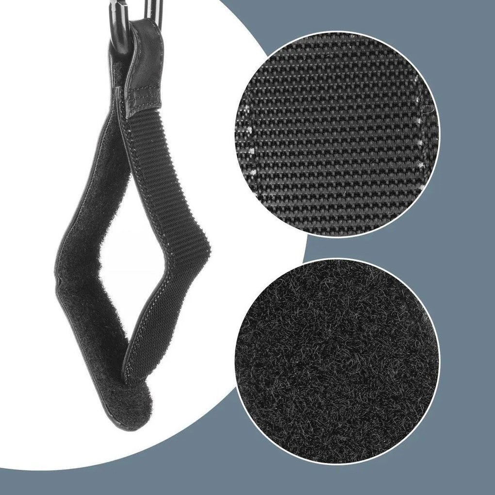 Zopa Multifunkční popruh se skobou Deluxe 2 ks Black