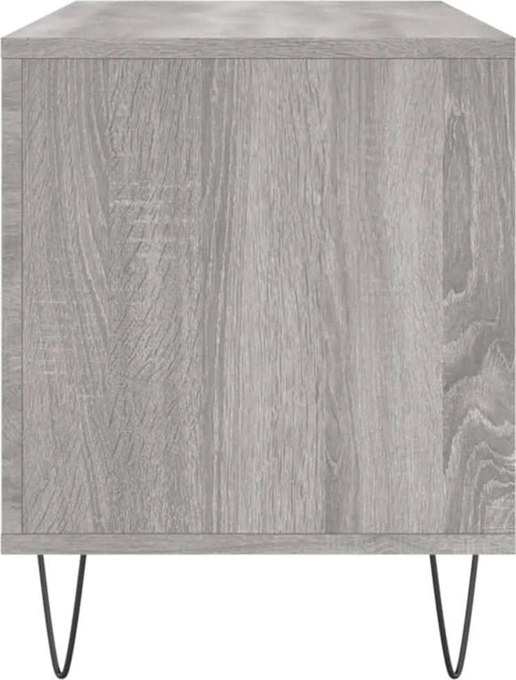 vidaXL Skříňka na LP desky 100x38x48 cm kompozitní dřevo [831754] Barva: Černá