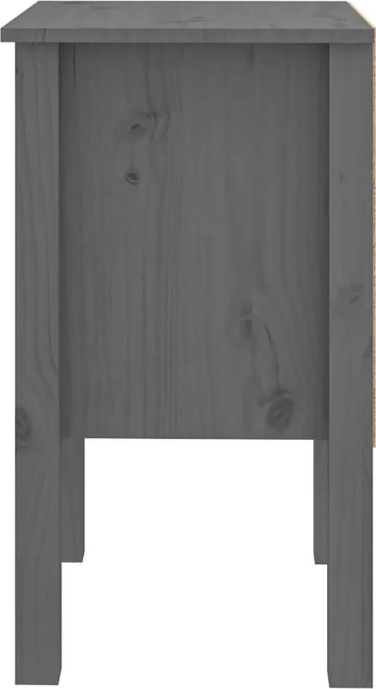 vidaXL Noční stolky 2 ks 40 x 35 x 61,5 cm masivní borové dřevo [813694] Barva: Hnědá