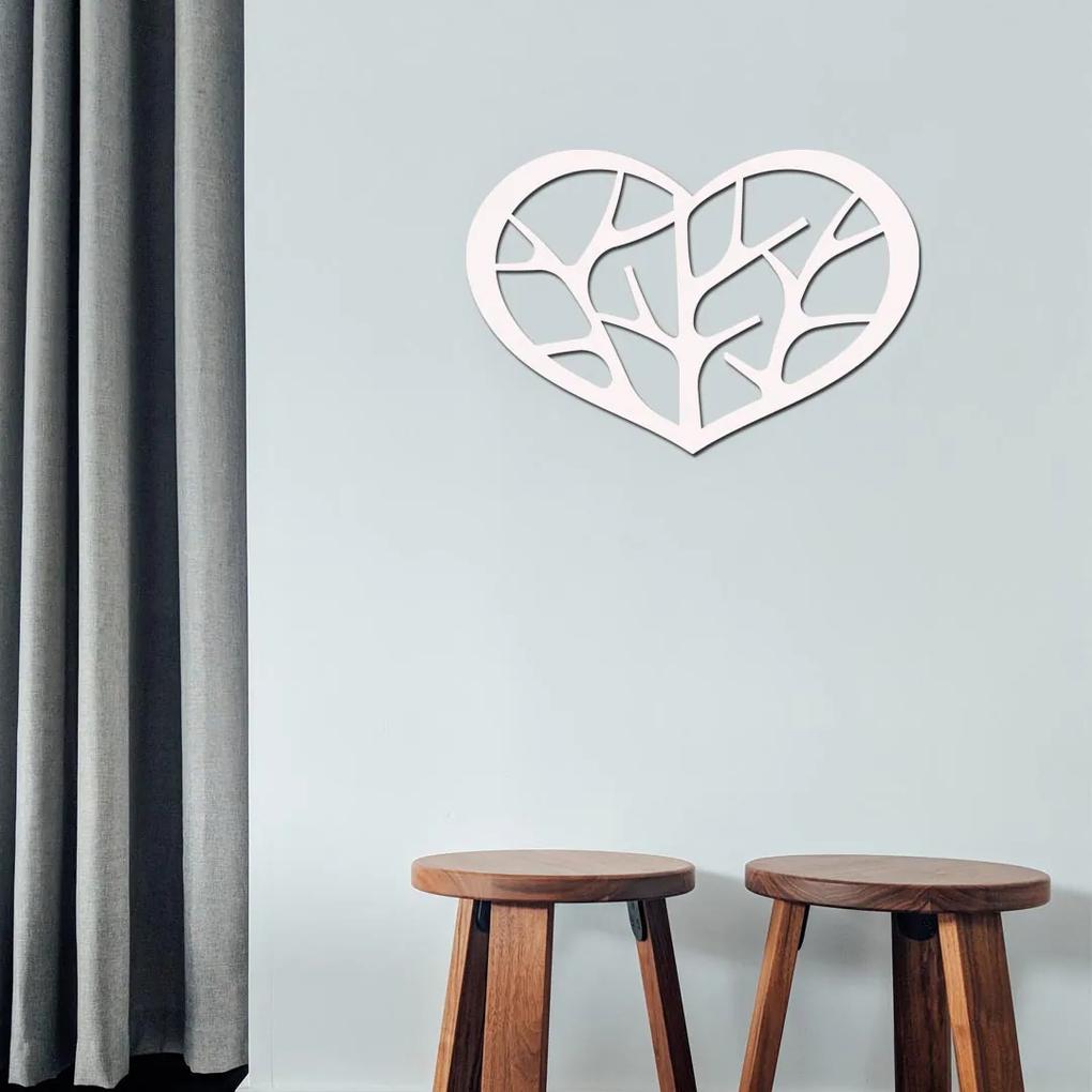 dřevo života Dřevěné srdce - STROM Barevný vzor: Černá, Rozměry (cm): 20x14