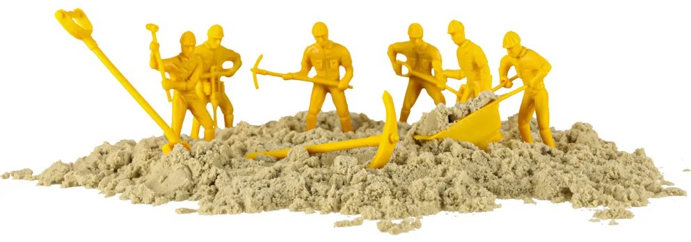 Creative Corner Dětský písek 1100g hradní vozidla formičky figurky kreativní sada
